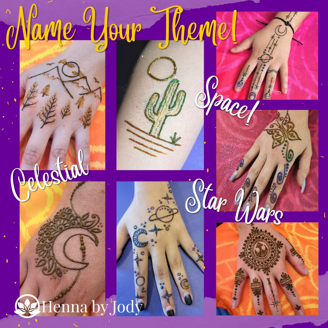 Henna Themes – The Henna Experience Jody Campus Crew